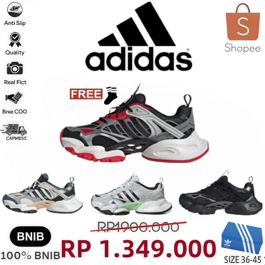 Jual Sepatu Lari Kasual Adidas XLG RUNNER DELUXE untuk Pria, Gaya yang ...