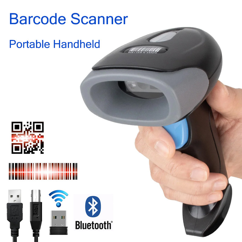 Jual 1D/2D Barcode Reader USB Wired/Wireless 2.4G WIFI Bluetooth ...