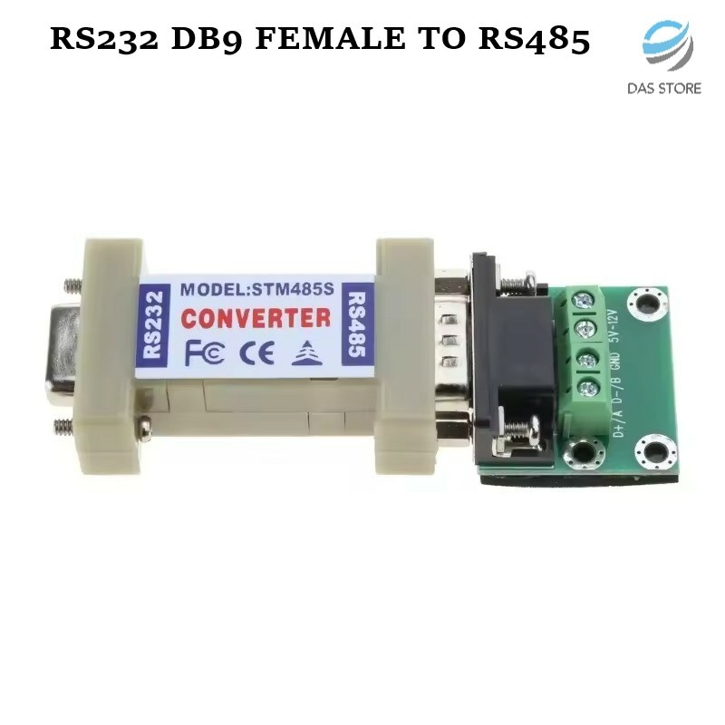 Jual RS232 DB-9 Female to RS485 Serial UART Adapter Converter 1.2Km ...