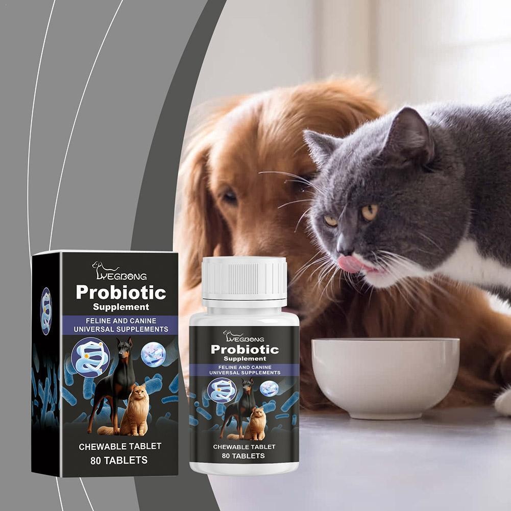 Jual Dog Probiotic Supplement Pet Food Additive Dog Cat Oral Cleanse ...