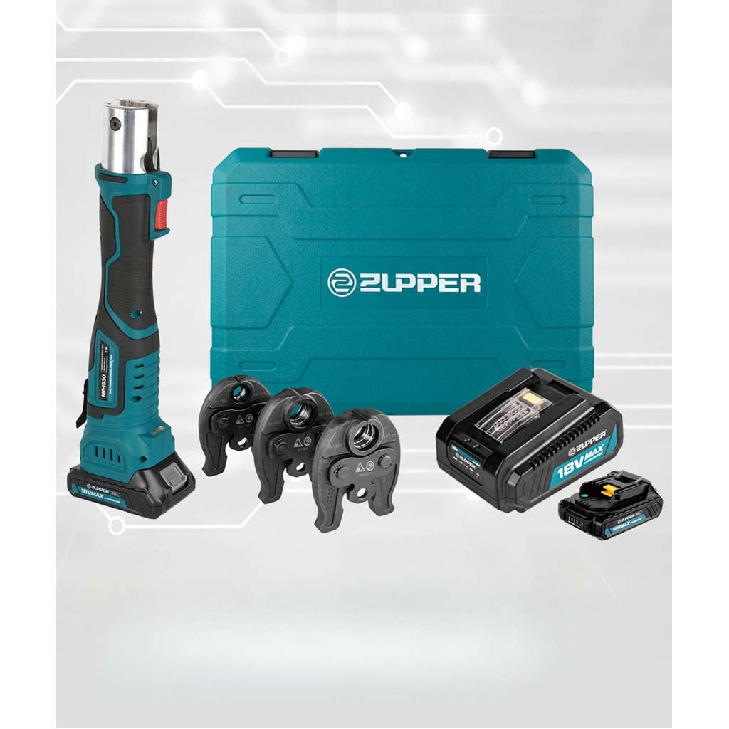 Jual ZUPPER MP-1930 Mechanical system battery press tool for pipe ...