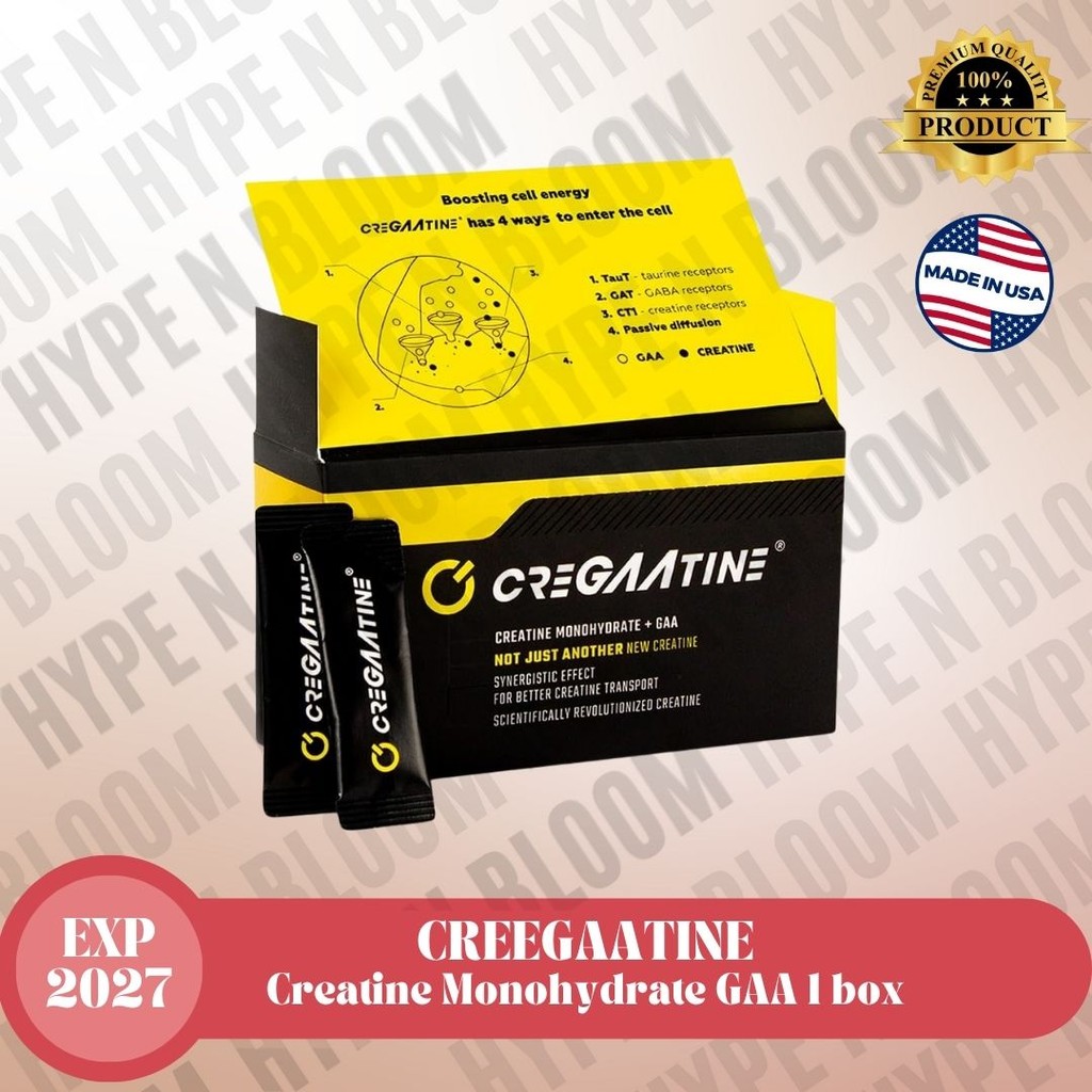Jual Cregaatine Micronized Creatine Monohydrate + GAA Increase Strength ...