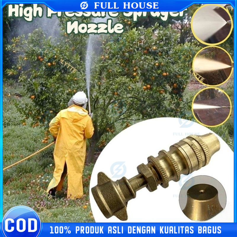 Jual Full House！ Nozzle High Pressure Sprayer Atomisasi Nozzle High ...