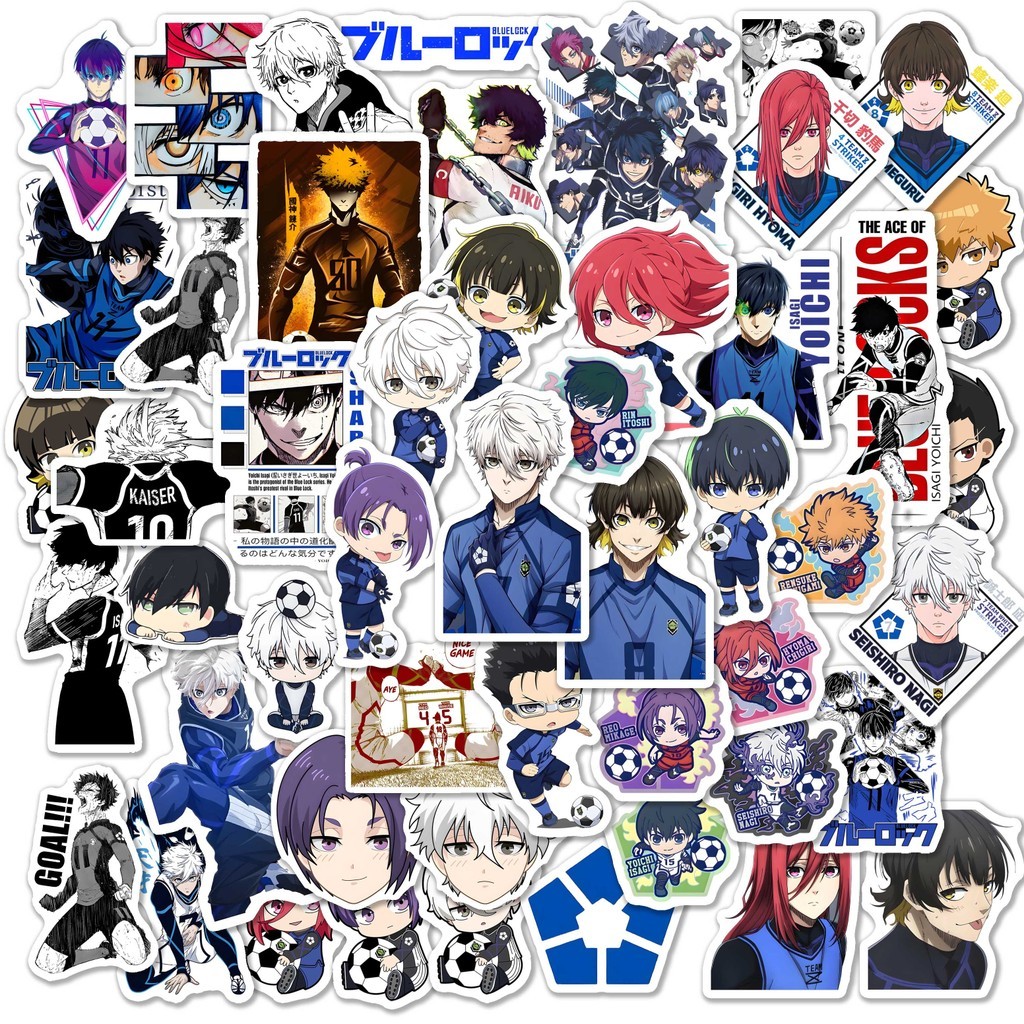 Jual STIKER BLUE LOCK ISI 50 PCS PER PACK NAGI BACHIRA CHIGIRI ISAGI ...