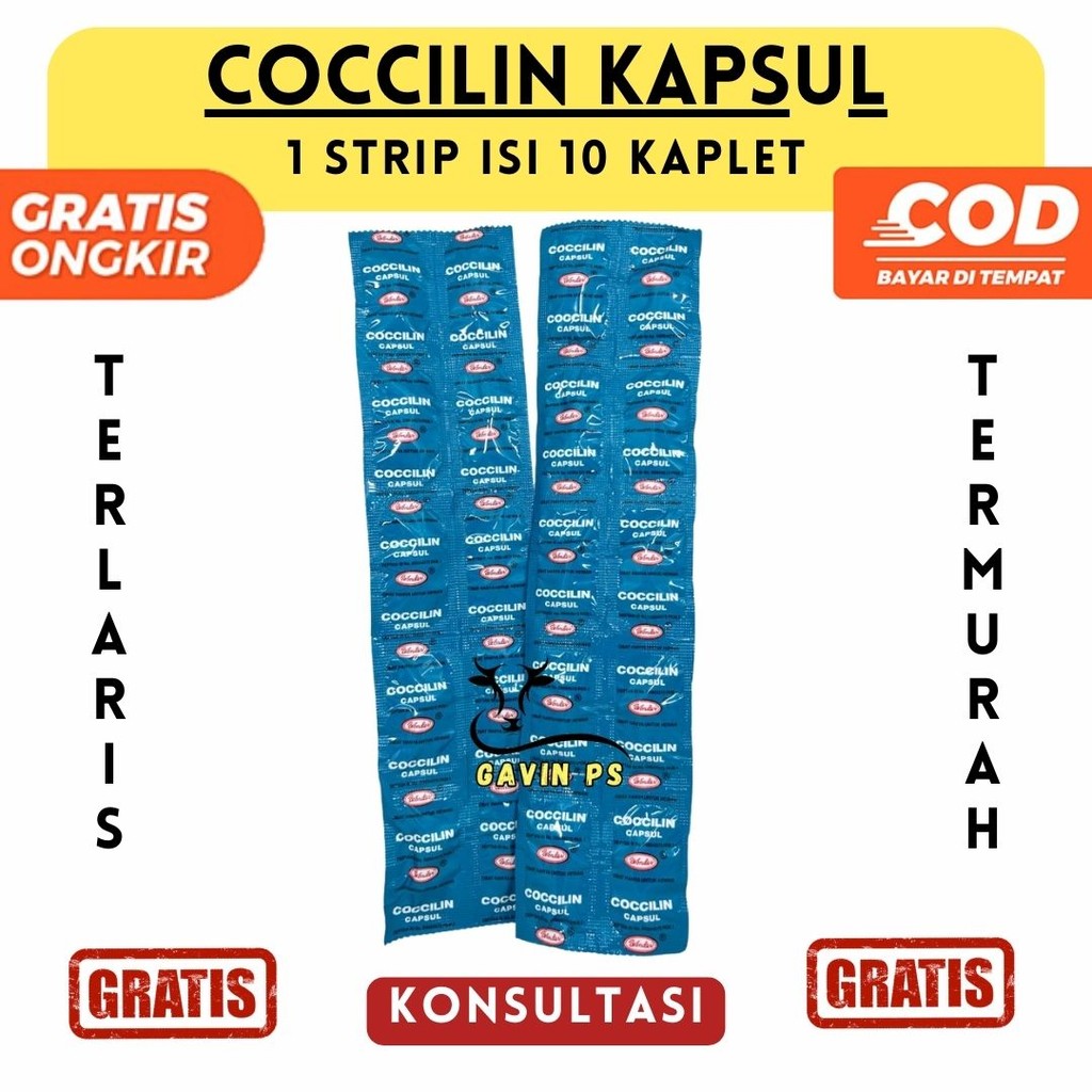 Jual COCCILIN KAPSUL (1 STRIP @10 KAPLET) - WONDER - Obat Ayam Ngorok ...