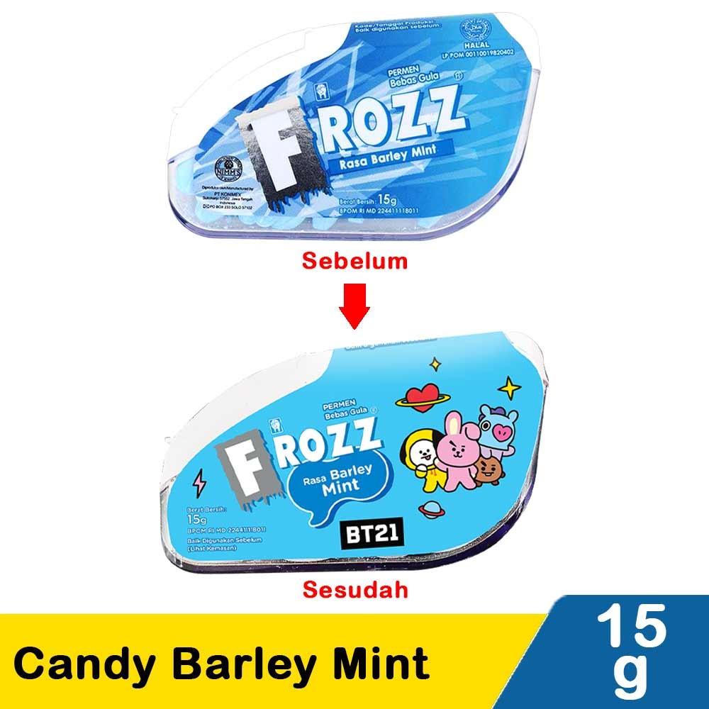 Jual FROZZ CANDY BARLEY MINT 15g | Shopee Indonesia