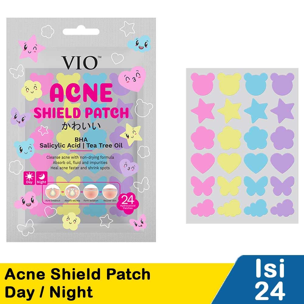 Jual VIO ACNE SHIELD PATCH 24'S DAY/NIGHT | Shopee Indonesia