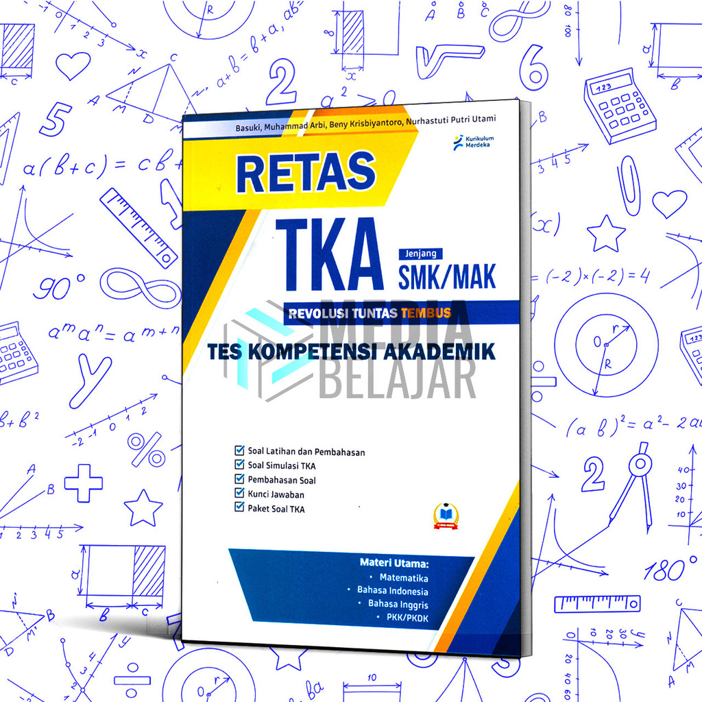 Jual BUKU PAKET RETAS TKA UNTUK SMK/MAK-PENERBIT (MEDIA MANDIRI ...