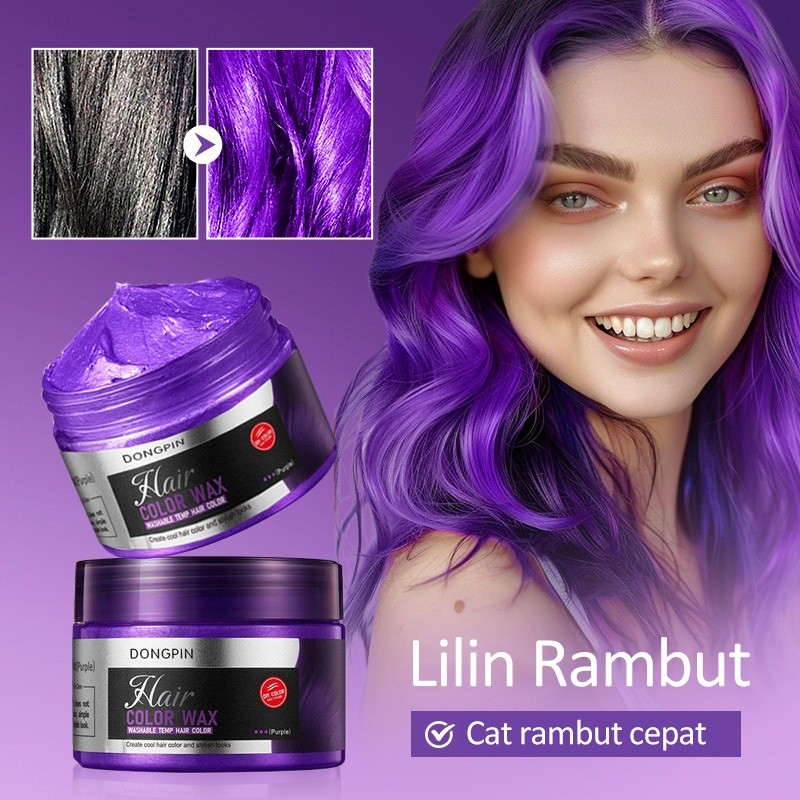 Jual Hair Styling Color Wax 120g Warna Rambut Pomade Gel Minyak Rambut ...