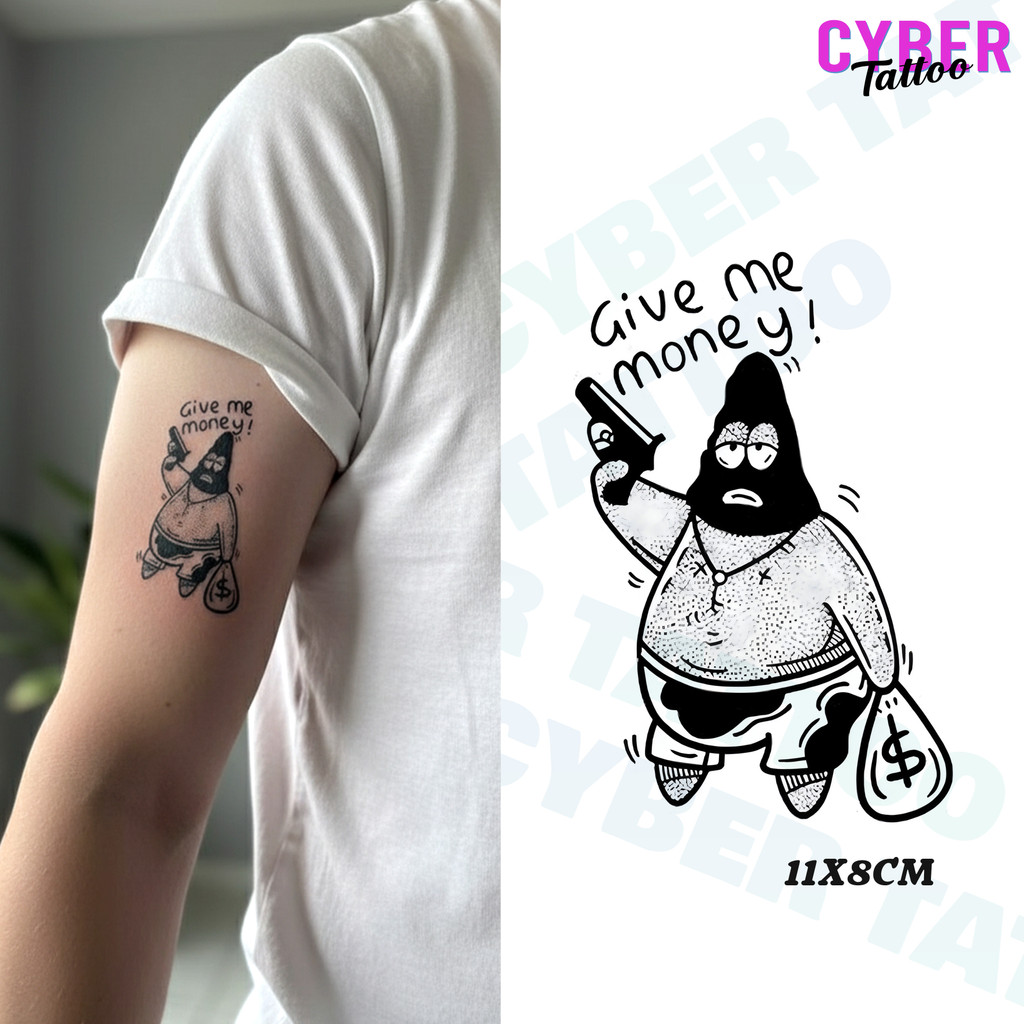 Jual Cyber Patrick Star Tato Fruit Ink - Stiker Temporer, Anti Air, dan ...