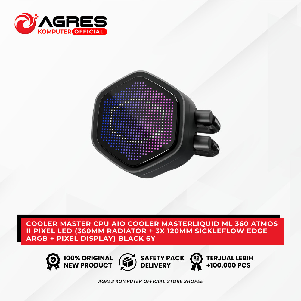 Jual COOLER MASTER CPU AIO COOLER MASTERLIQUID ML 360 ATMOS II PIXEL ...