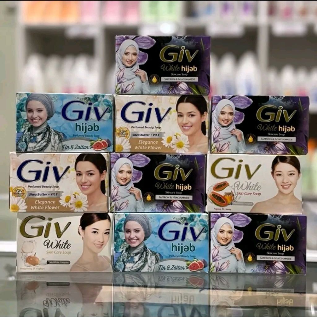 Jual 12pcs SABUN BADAN BATANG GIV 72gram / / | Shopee Indonesia