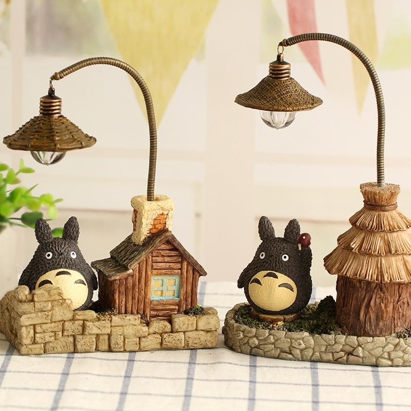 Jual Creativity LED Desk Lamp Anime Totoro Cartoon with Bulbs Night ...