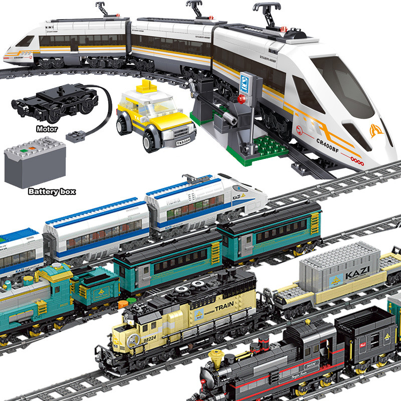 Jual KAZI High-Tech Creative City Train Station Tracks Rail Power ...