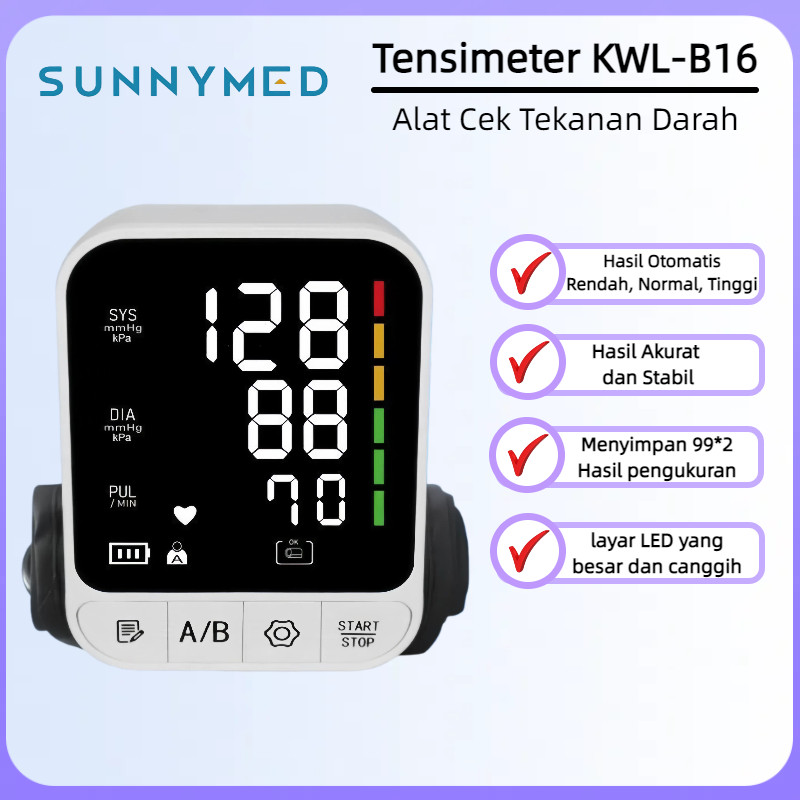 Jual Alat Cek Tensi Darah Digital Otomatis Tensimeter Alat Tensi Darah ...