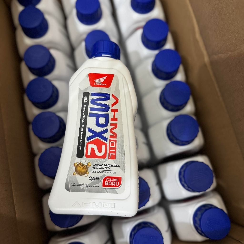 Jual OLI MATIC AHM MPX2 10W30 800ML 1 DUS ( 24 BOTOL ) | Shopee Indonesia