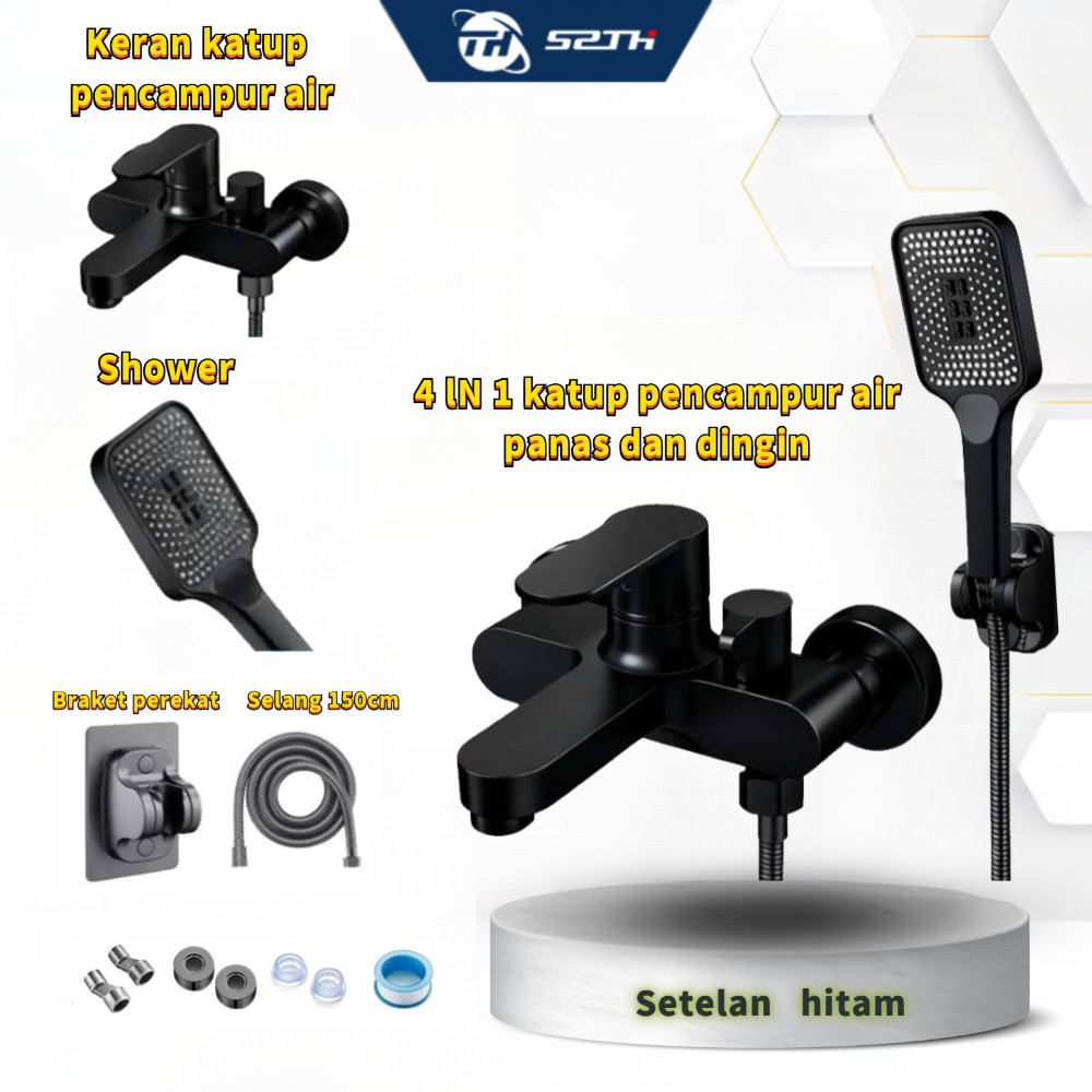 Jual SZTH Set Keran Mandi Panel 3 Fungsi untuk Bathup & Shower ...