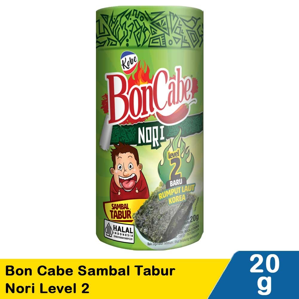 Jual KOBE BON CABE SAMBAL TABUR NORI LEVEL 2 35/20g | Shopee Indonesia