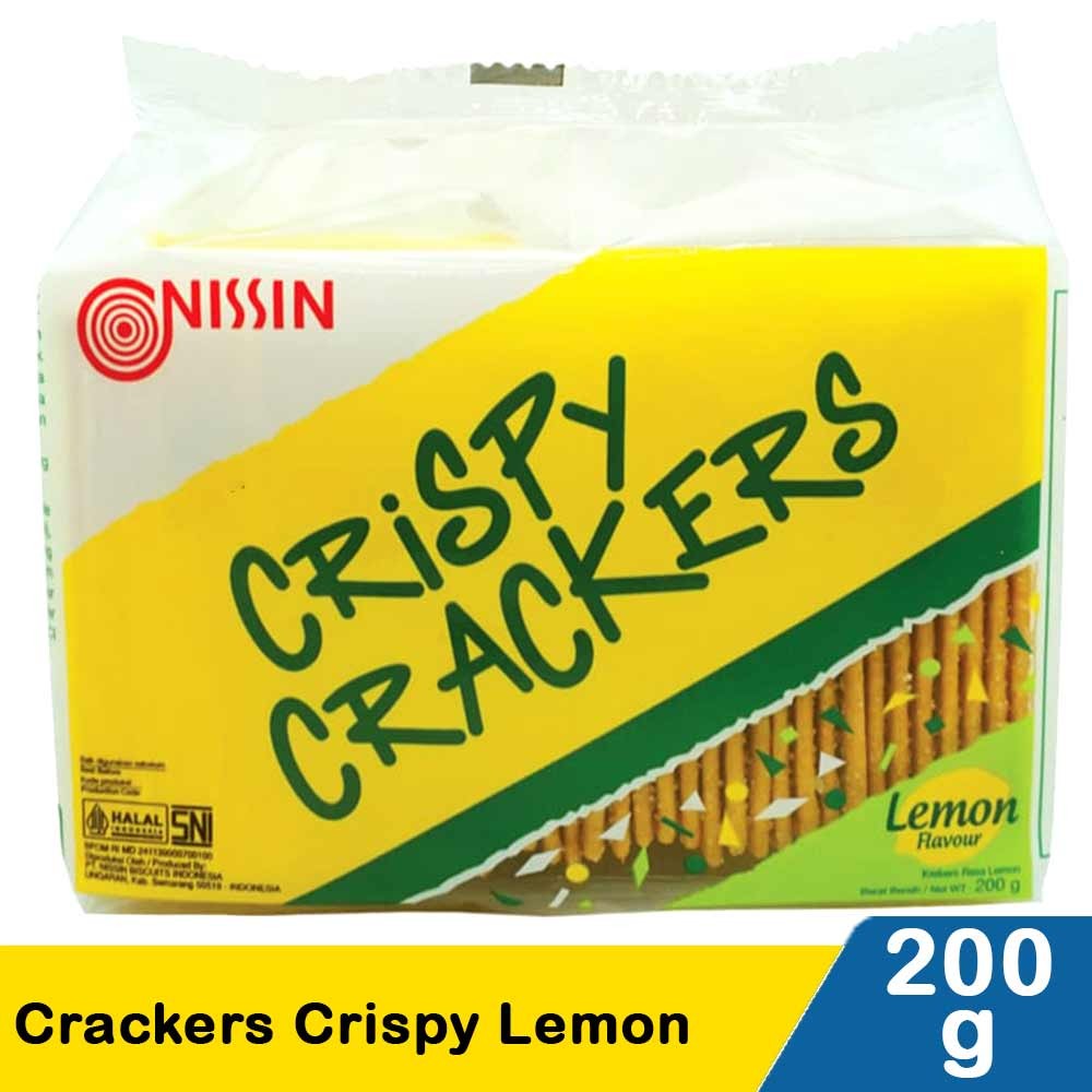 Jual NISSIN CRACKERS CRISPY LEMON 200g | Shopee Indonesia