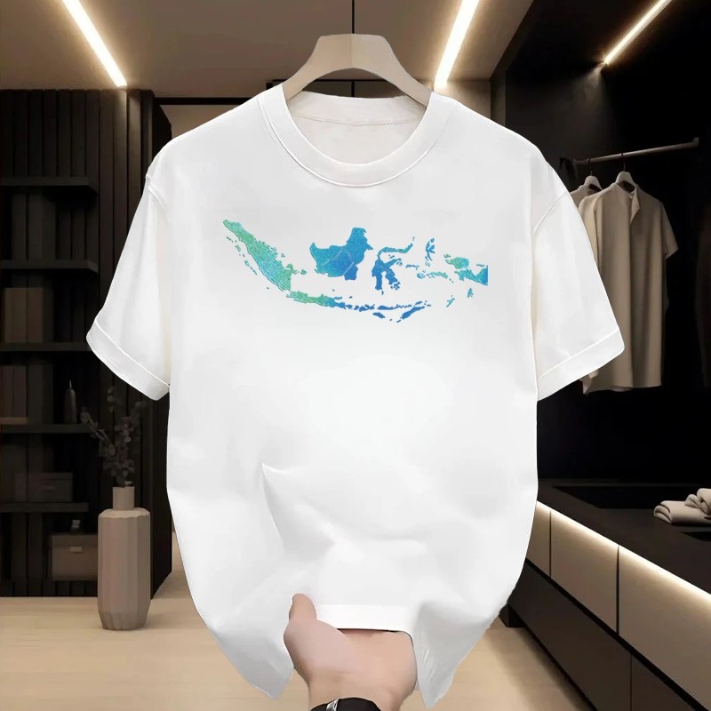 Jual COD Desain Peta Indonesia yang Simpel tapi Bermakna! Kaos ...