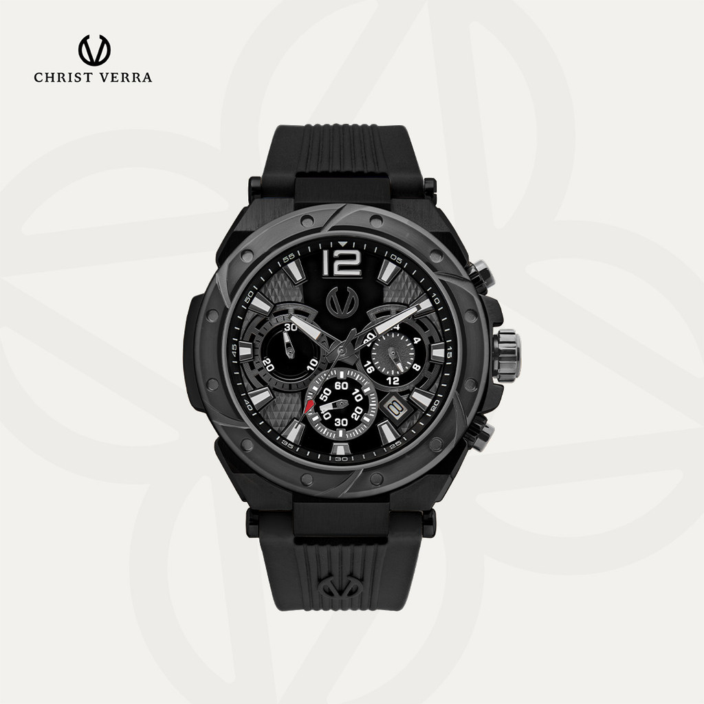 Jual Christ Verra Casual Men's Watches CV 53604G-36 BLK | Shopee Indonesia