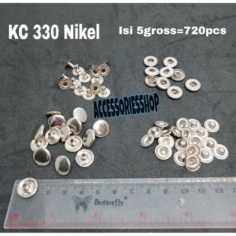 Jual TERASHOP Kancing cetet 1,2cm 330/kancing jepret/snap button-1pak ...