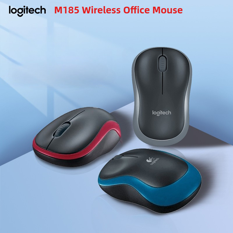 Jual Logitech M185 2.4 GHz USB Wireless Mouse 1000DPI 3 Buttons Silent ...