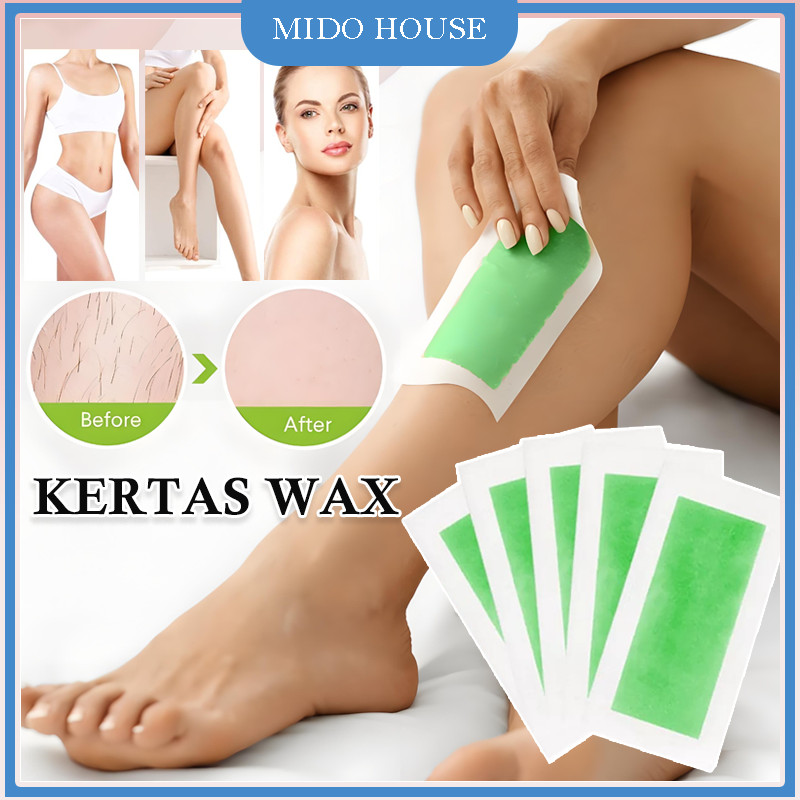 Jual 10PCS Cold Wax Paper Hair Removal Strip Perontok Pencabut Bulu/Waxing Strip/Sugar Wax ...