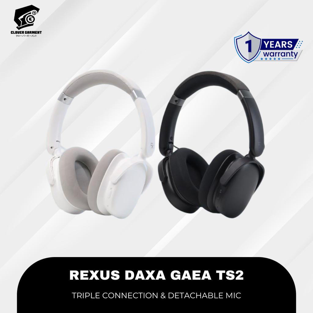 Jual Rexus Daxa Gaea TS2 TS-2 Wireless Gaming Headset Triple Connection ...