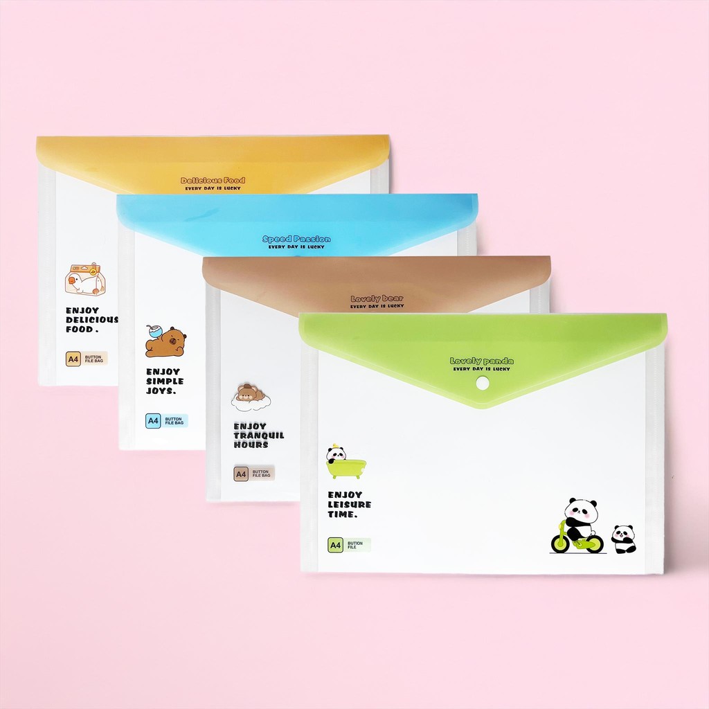 Jual NN Map Plastik Kancing A4 Satuan / Map File Folder Dokumen ...