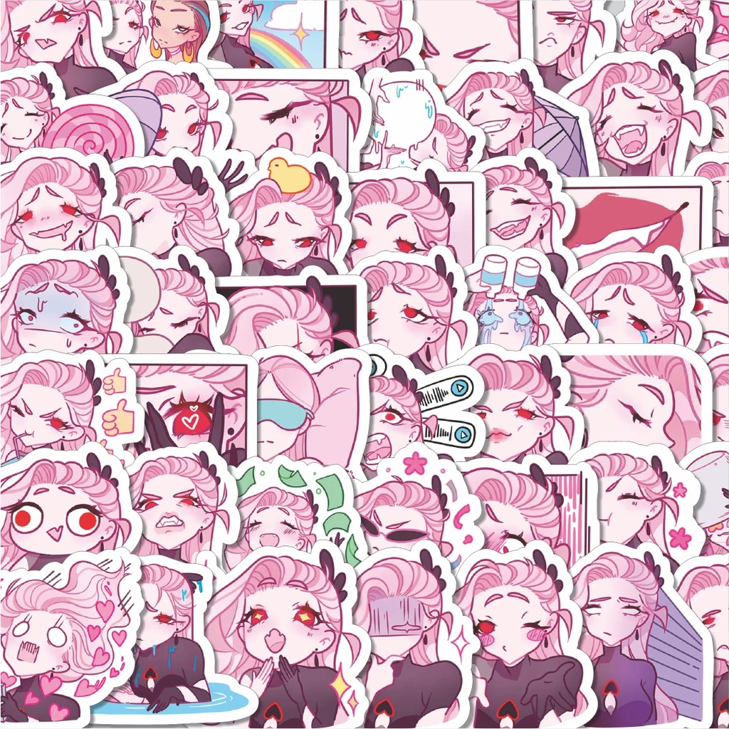 Jual Stiker Cutting Pack Stiker Funny character Wapy the Cute Vampire ...