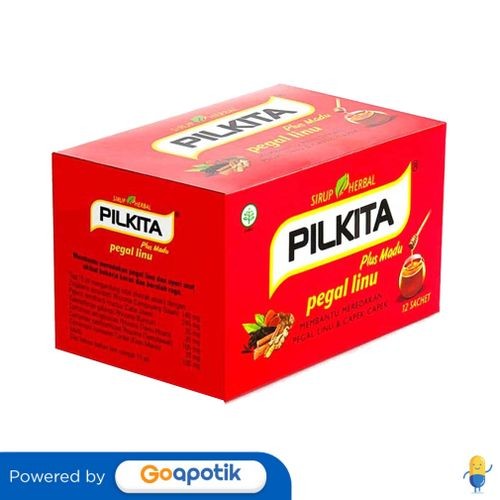 Jual Pilkita Pegal Linu Plus Madu 15 Ml Box 12 Sachet | Shopee Indonesia