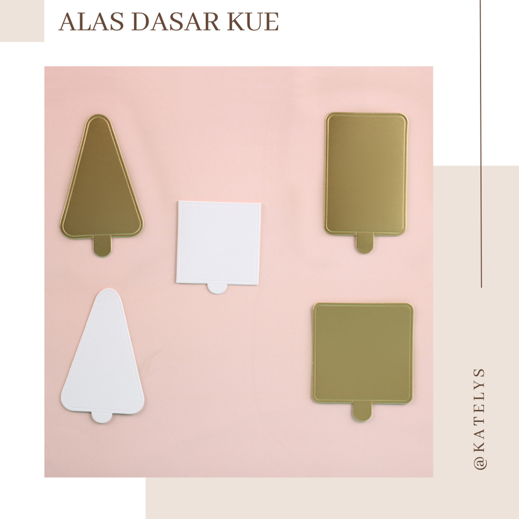 Jual Tatakan Dasar Kue Mini | Alas Slice Cake | Cake Base Board ...