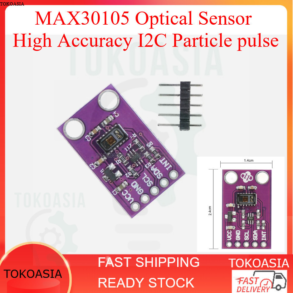 Jual MAX30105 High Accuracy I2C Particle pulse Optical Sensor ...