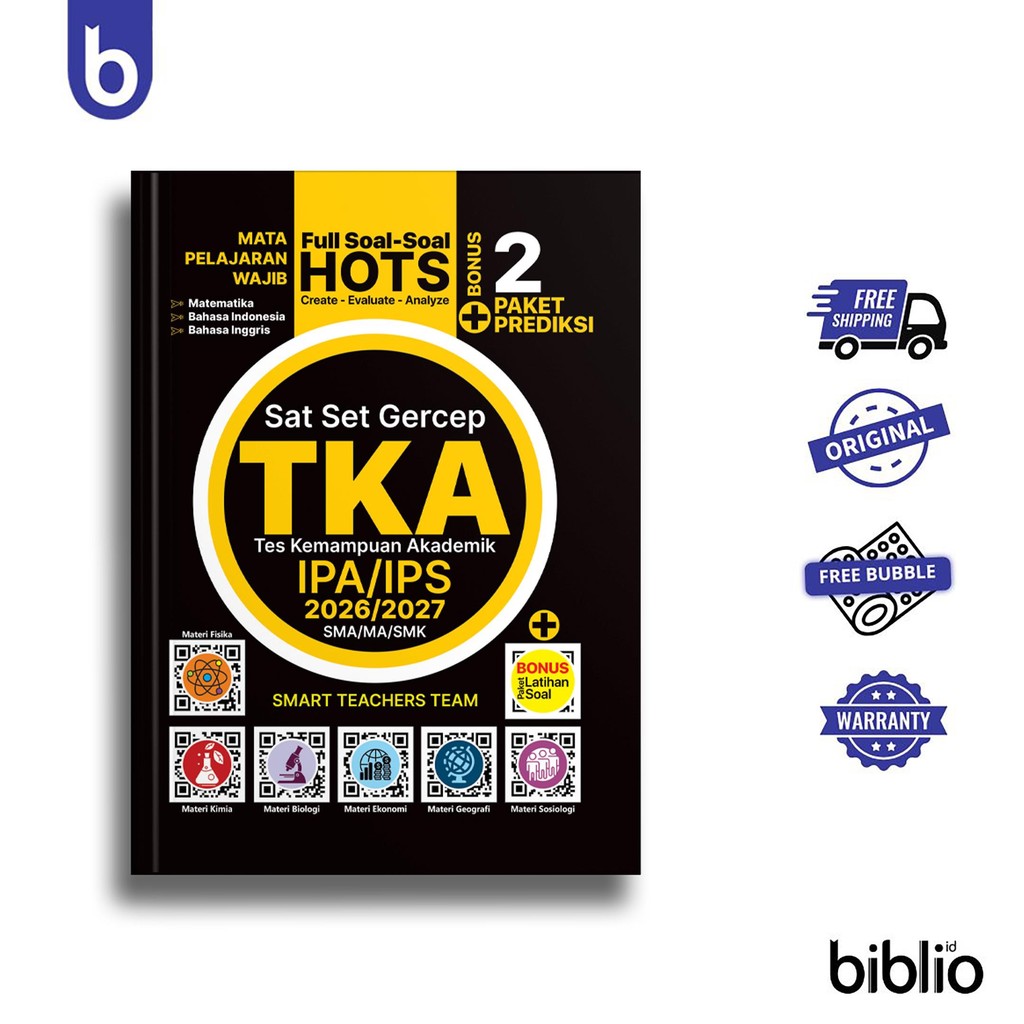 Jual Sat Set Gercep TKA Tes Kemampuan Akademik IPA IPS SMA MA SMK ...