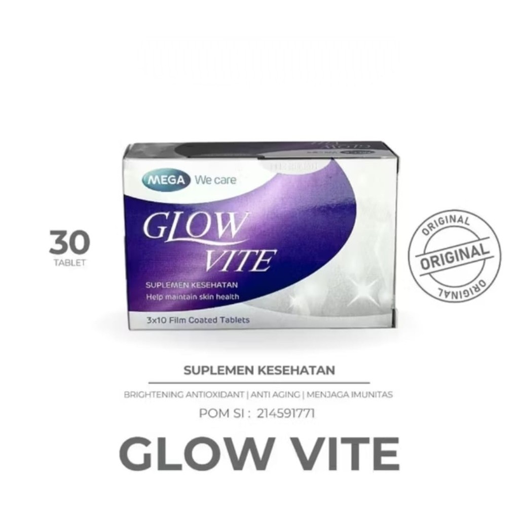 Jual Glow Vite Box isi 30 kapsul Suplemen Kesehatan Kulit H | Shopee ...