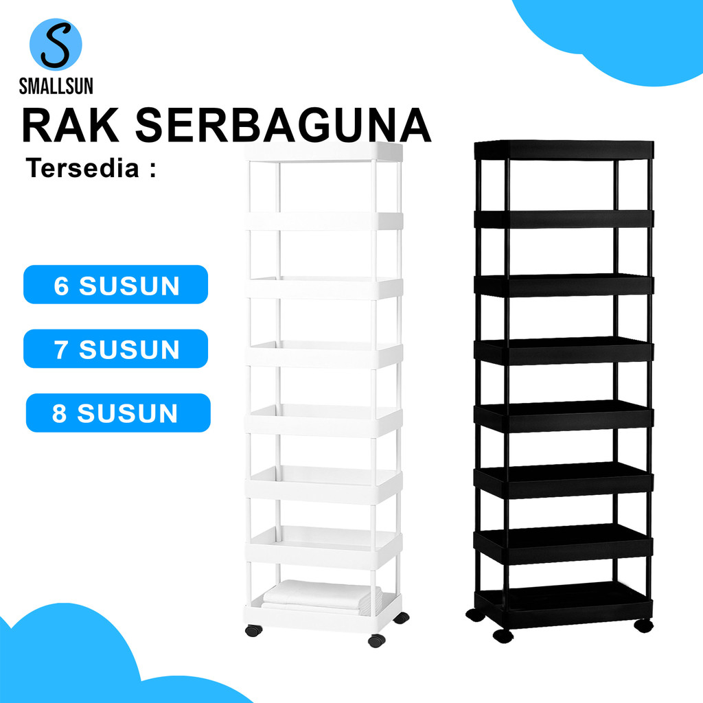 Jual [SS} Rak Susun Serbaguna 8 Susun Rak Plastik Tebal Rak Square 8 ...