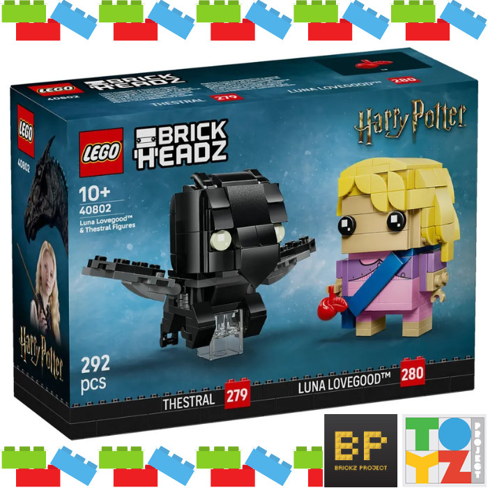Jual Lego 40802 Brick Headz - Luna Lovegood & Thestral Figures | Shopee ...
