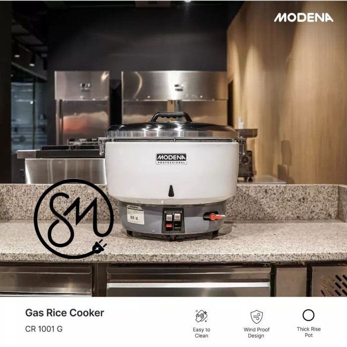 Jual Rice Cooker Modena Magic com Gas CR-1000GAWH 10 liter CR1000GAWH ...