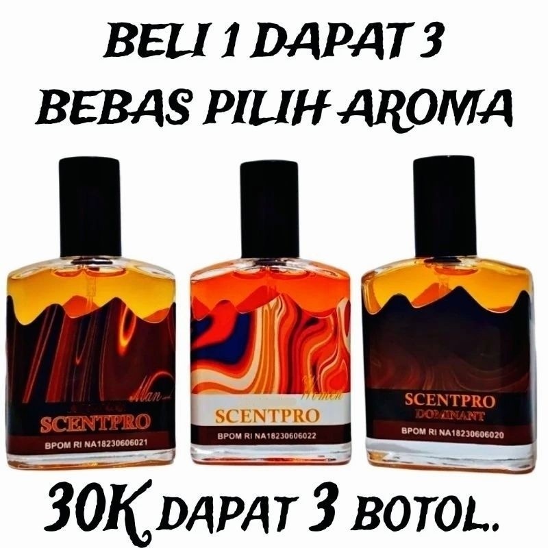 Jual BELI 1 DAPAT 3 PARFUM SCENTPRO PARFUM DOMINANT VIRAL BEBAS PILIH ...