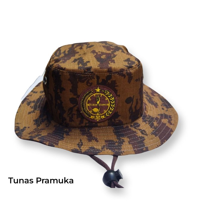 Jual Topi Rimba Pramuka Bordir Dewasa 58cm Ribstop | Shopee Indonesia