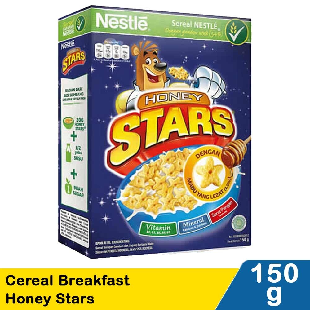 Jual NESTLE CEREAL BREAKFAST HONEY STARS 150g | Shopee Indonesia