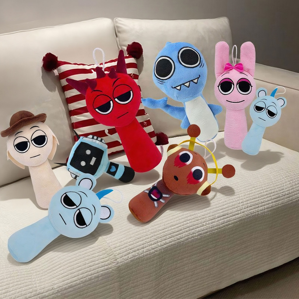 Jual Sprunki Plush Toys Mr Fun Computer Wenda Simon Raddy Brud Sprunki ...