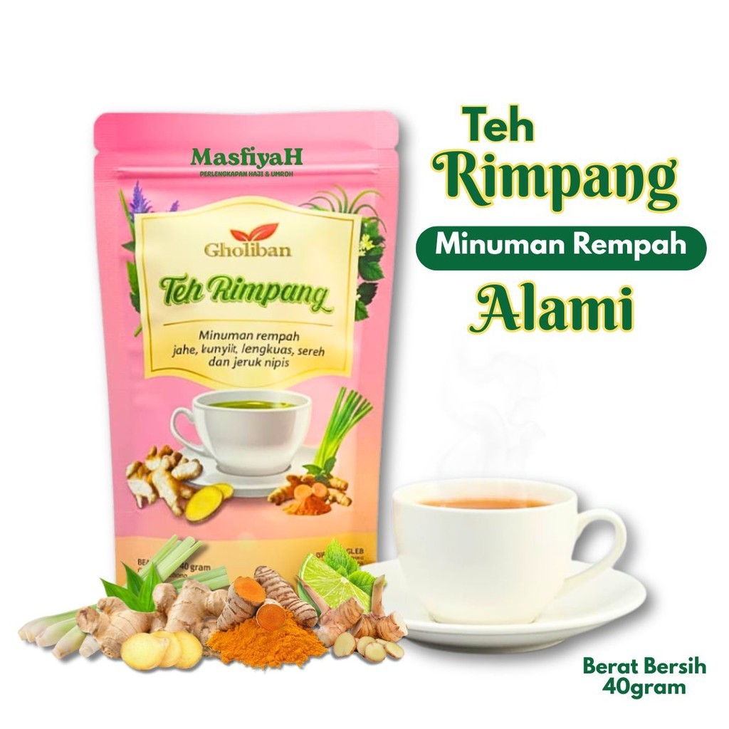 Jual TEH RIMPANG GHALIBAN REMPAH HERBAL JAHE KUNYIT LENGKUAS SERAI ...