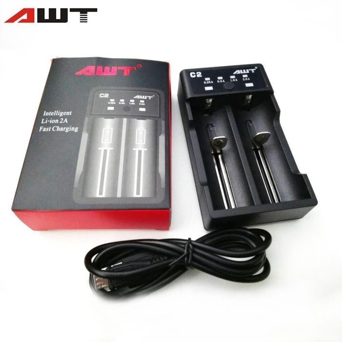Jual Charger AWT C2 2A USB LED Indicator 100% Authentic - Charger ...