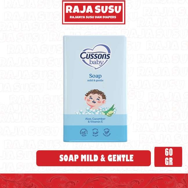 Jual CUSSONS-BABY SOAP MILD&GENTLE 60 GR - RAJA SUSU | Shopee Indonesia