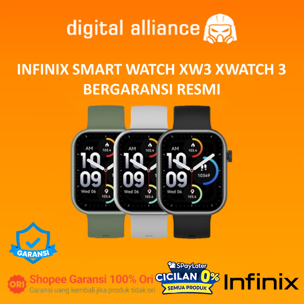 Jual INFINIX SMART WATCH XW3 XWATCH 3 BERGARANSI RESMI | Shopee Indonesia
