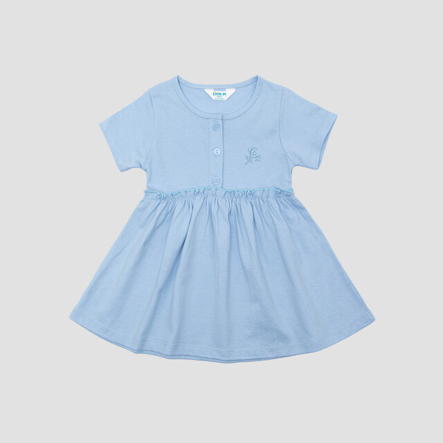 Jual Little M Jersey Embro Bunga Midi Dress Anak Perempuan 122529943 ...