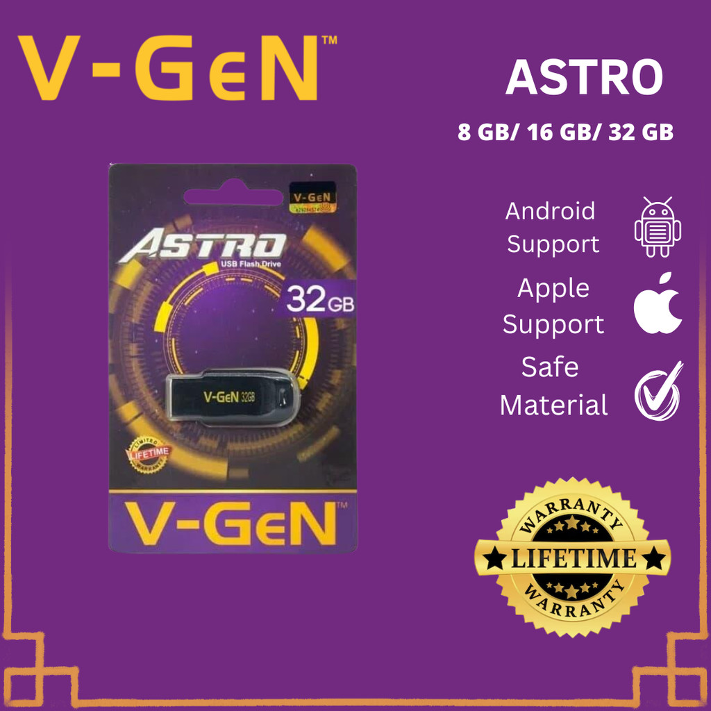 Jual V-GEN ASTRO Flashdisk 8/16/32/64 Gb | Shopee Indonesia