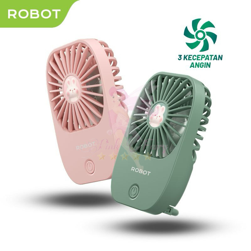 Jual Robot RT-BF25 USB Mini Fan Kipas Angin Portabel Original | Shopee ...